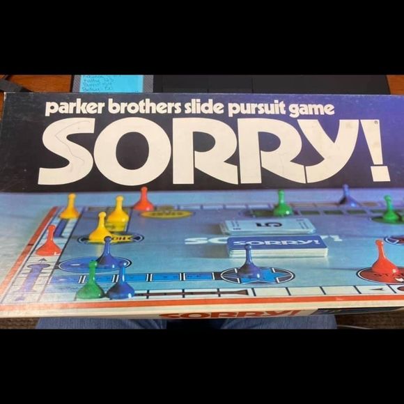 parker brothers | Toys | Vintage972 Sorry Board Game Parker Brothers ...